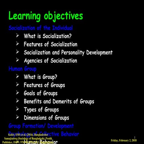 Social psychology of individual groups | PPT