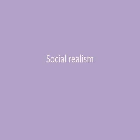 Realism Essay | PDF