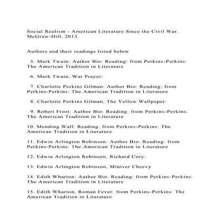 Social RealismPart I Describe the qualities of life in Americ.docx