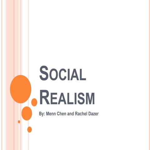 Social realism powerpoint final | PPT
