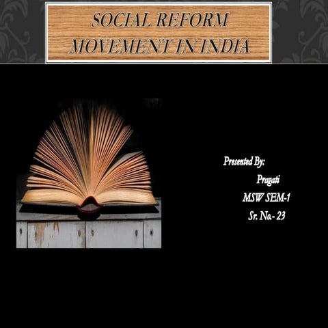 Social reform movement in india | PPTX