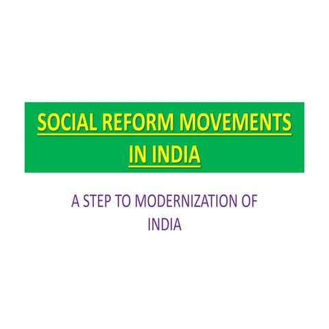 Social reformers of india | PPTX
