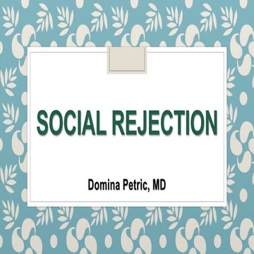 Social rejection | PPSX