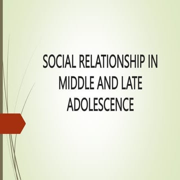 SOCIAL RELATIONSHIP IN MIDDLE AND LATE ADOLESCENCE.pptx