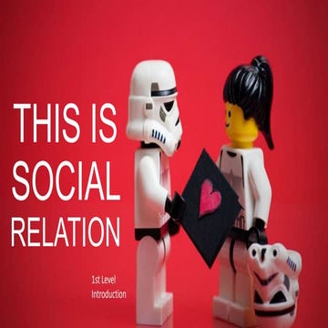 Social relation theory | PPTX