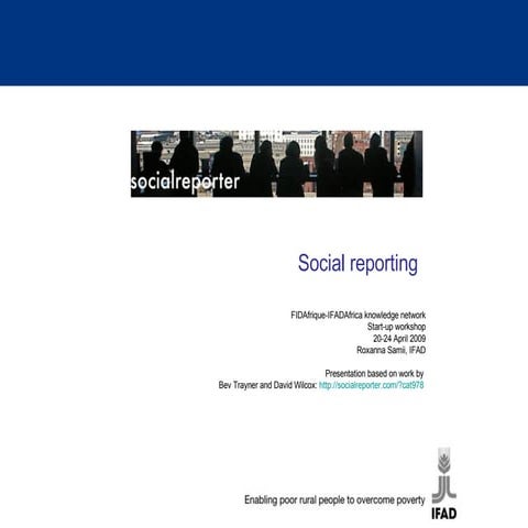 Social reporting | PPT