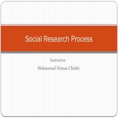 Social research and process............... | PPTX