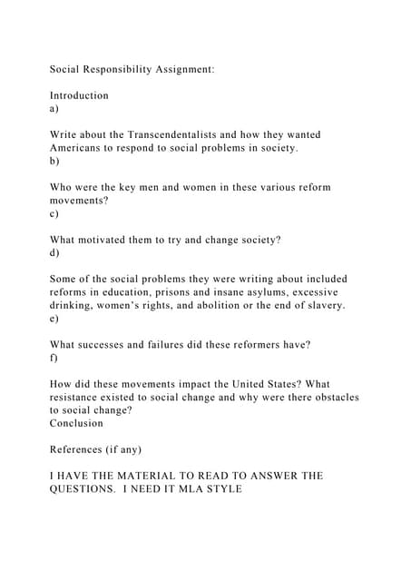 Social Responsibility and Ethical Behavior (L.LBean)What is the co.docx