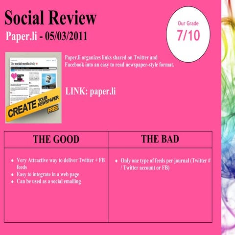 Social review | PPT