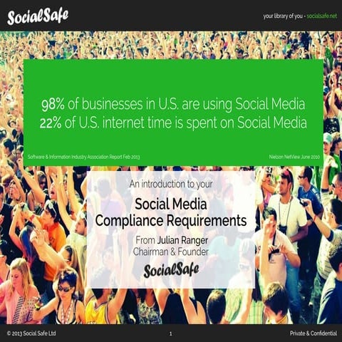 SocialSafe - essential Social Media app for Businesses | PPT
