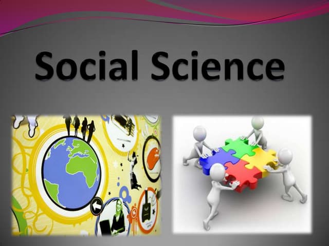 DISCIPLINES OF SOCIAL SCIENCE | PPS