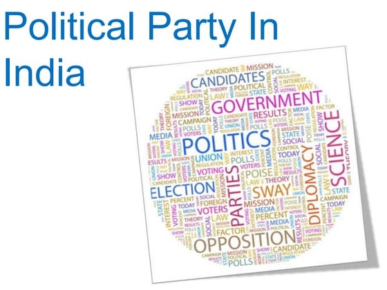 Political Parties class 10 civics PPT | PPTX | Civic affairs | Politics