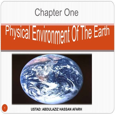 Physical Environment Of The World | PPTX
