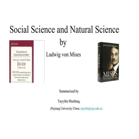 Social science and natural science | PPT