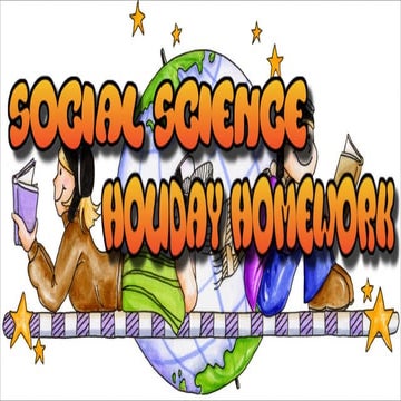 Social science holiday hw | PPT