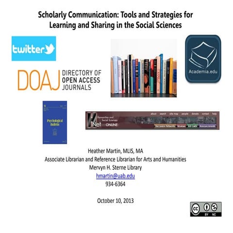 Scholarly conversation | PPTX