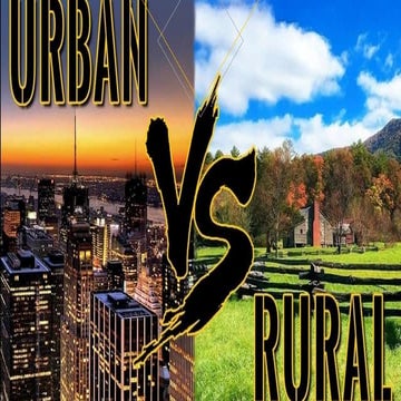 Urban VS Rural livelihood.pptx