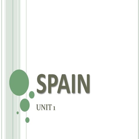 Unit 1. Spain | PPT