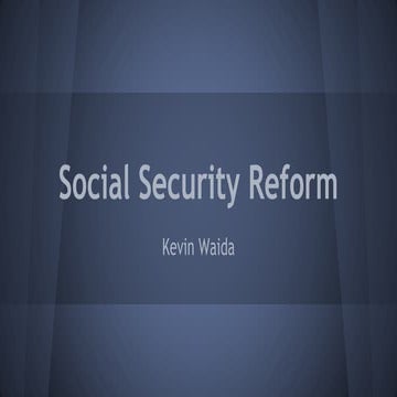 Social Security Turns 80: The Need for Reform Infographic | PDF