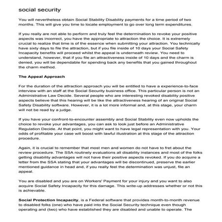 social security | PDF