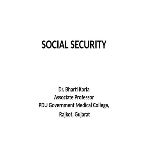 social Security in India By Dr.Bharti Koria.pptx