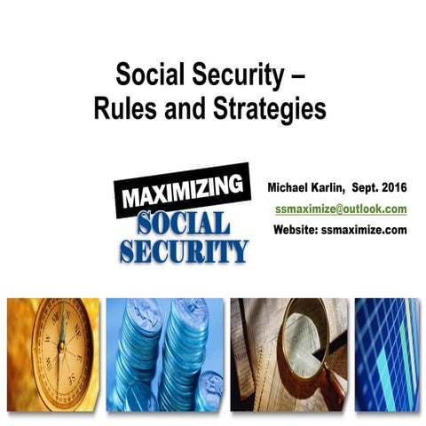 Social security rules and strategies (1) | PDF