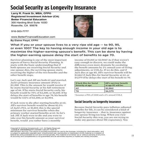 SSA vs. SSI - Your Benefits | PPTX