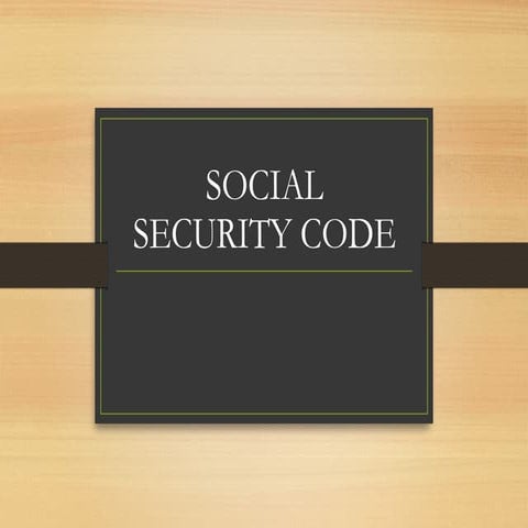 Social Security Code of Indian Labor Codes .pptx