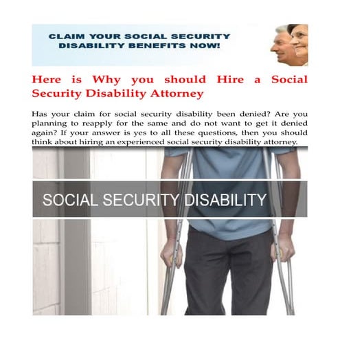Social Security Disability Attorney | PDF