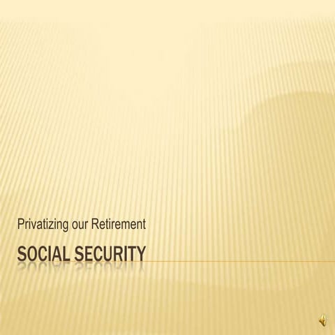 Social security presentation | PPT