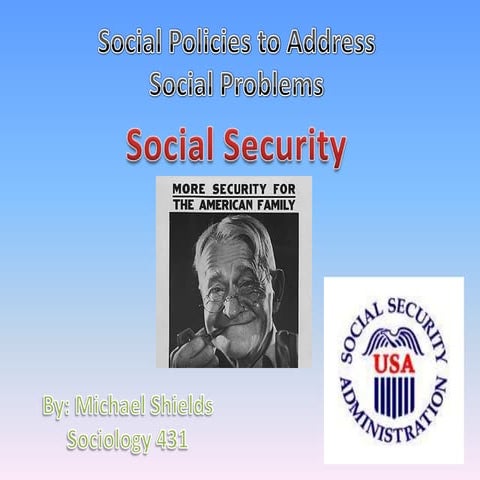 Social security presentation | PPTX