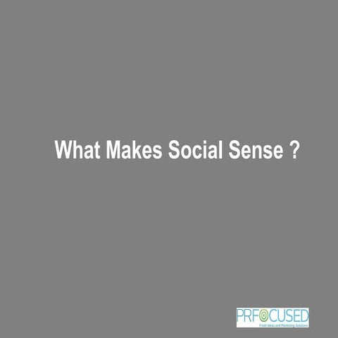 Social Sense - Yolanda Finley, PRFocused | PPT