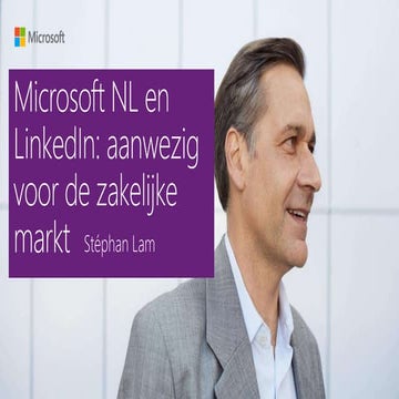 Microsoft Nederland en LinkedIn: aanpak Company Page voor de zakelijke ...