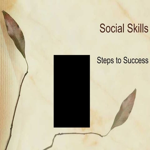 Social Skills | PPT