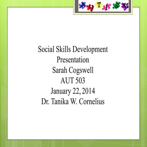 Social skills workshop | PPTX