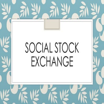 SOCIAL STOCK EXCHANGE IN INDIAN CONTEXT.pptx