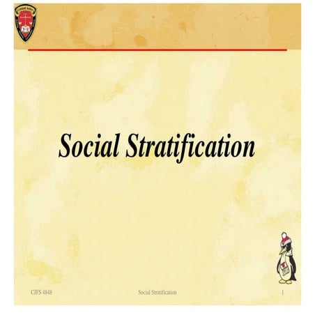 Social Stratification | PDF