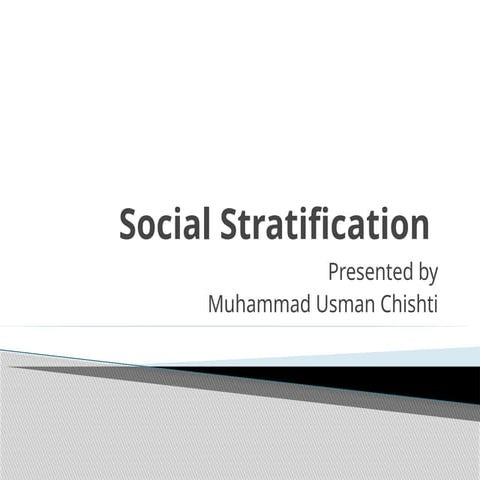 Social Stratification..................... | PPTX