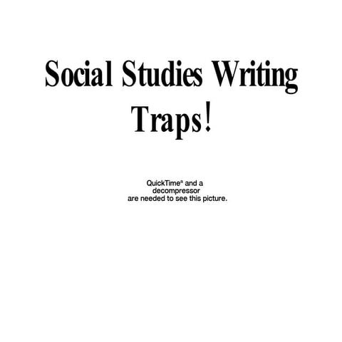 Social Studies Essay Traps | PPT