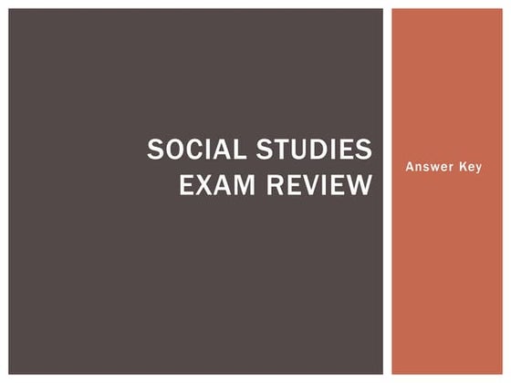 Social studies review | PPTX