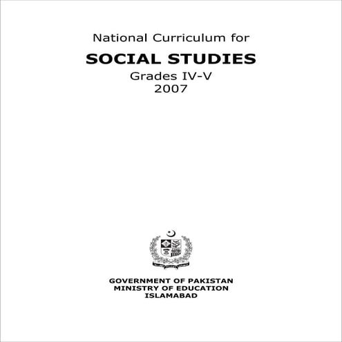 Social studies iv v | PDF