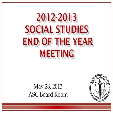 Social studies may_2013 | PPT