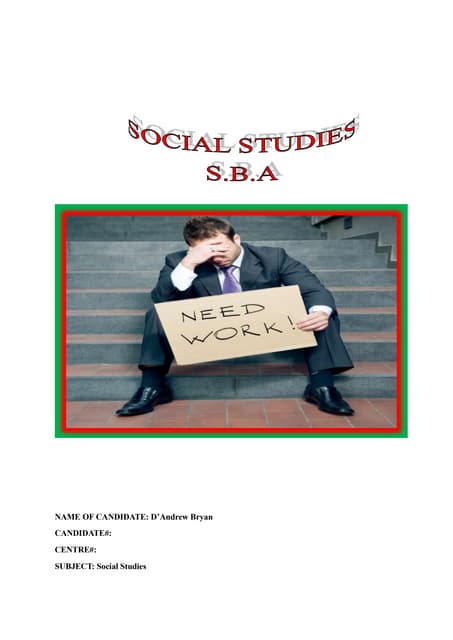 CSEC SBAs Social Studies Guide for 2025s | PPT