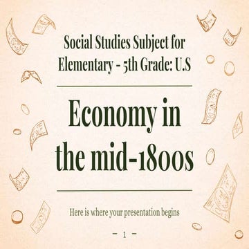 Social Studies Subject for Elementary - 5th Grade_ U.S. Economy in the ...
