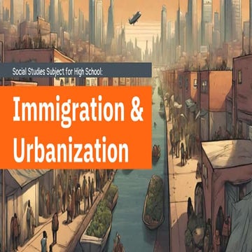 Social Studies Subject for High School_ Immigration and Urbanization.pptx