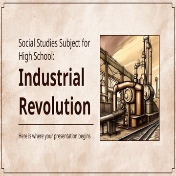 Social Studies Subject for High School_ Industrial Revolution by ...