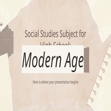 Social Studies Subject for High School_ Modern Age by Slidesgo.pptx