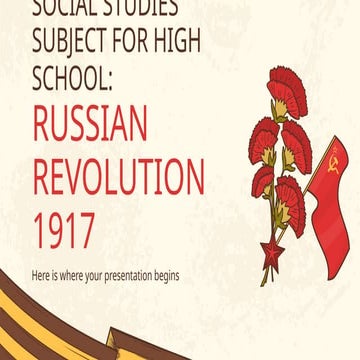 Social Studies Subject for High School_ Russian Revolution 1917 by ...