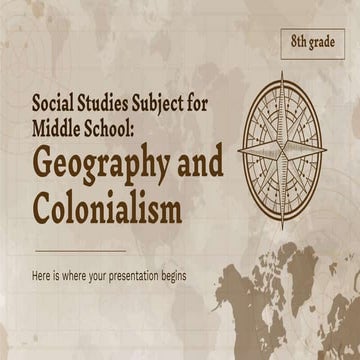 Colonization and Settlement of North America - History - 8th Grade by ...