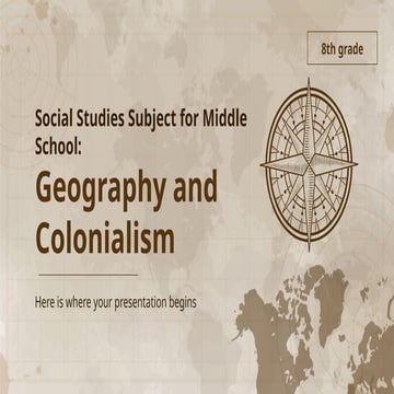 Social Studies Subject for Middle School - 8th Grade_ Geography and ...